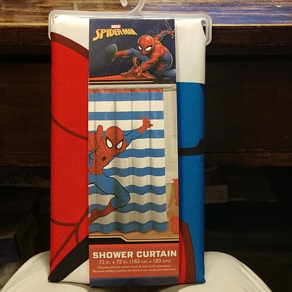 Marvel | Bath | Marvel Spiderman Shower Curtain | Poshmark